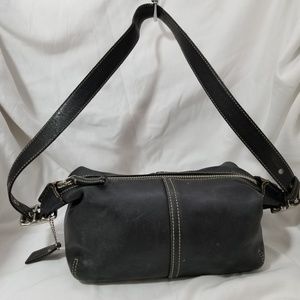 Coach | Bags | B8828 Coach 9564 Black Leather Shoulder Bag | Poshmark